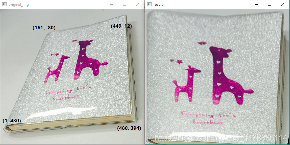 Python Opencv 图像矫正——透视变换 Doccnt Reshape 4 2 Csdn博客