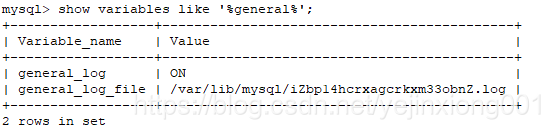 Mysql 通用查询日志show Variables Like ‘general Csdn博客