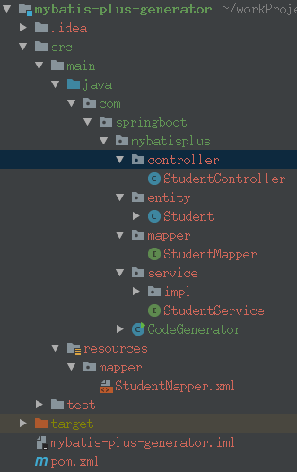 mybatis-plus之代码生成器 - 点缀星空 - CSDN博客