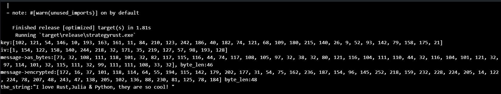 Rust : AES算法加密、解密_rust aes加解密-CSDN博客