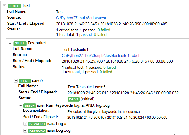 Rf Setup或teardown中执行多个关键字rf 一行运行多个 Keywords Csdn博客 