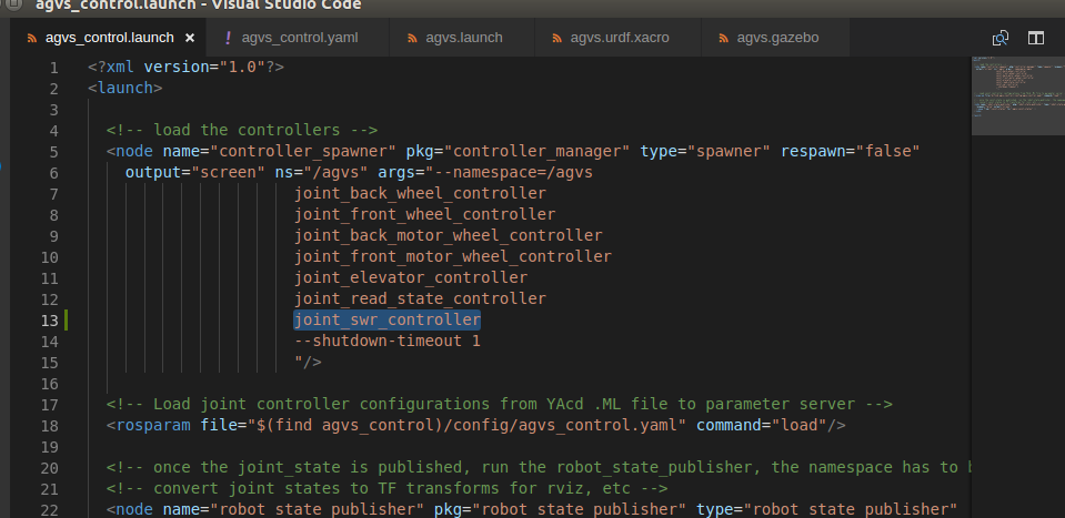 ROS中的AGV与ROS_CONTROL学习_gazebo 舵轮-CSDN博客