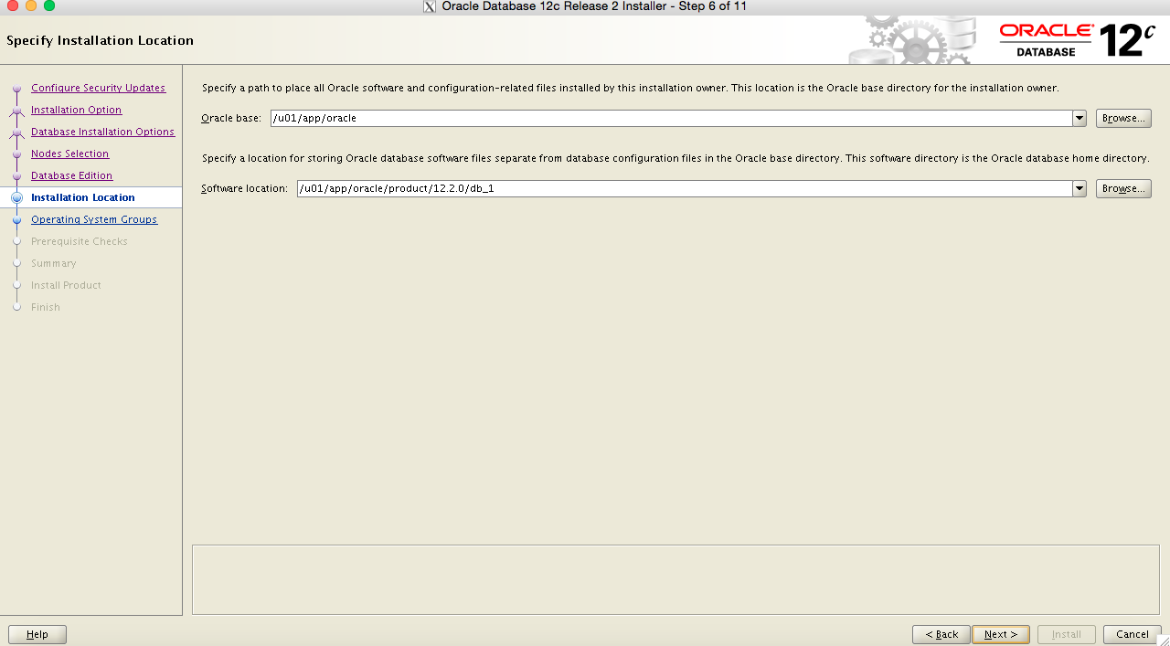 Oracle Rac 12c 12 2 0 1 数据库软件安装步骤 数据库软件主目录 U01 App Oracle Product 12 2