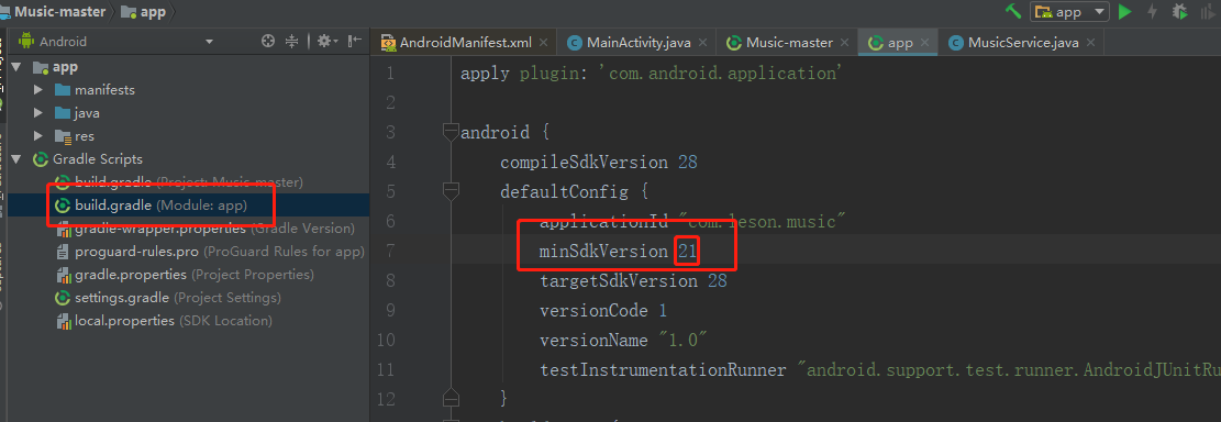 Android Studio真机运行 minSdk>deviceSdk错误_android studio apk安装到真机报错108 minsdkversion-CSDN博客