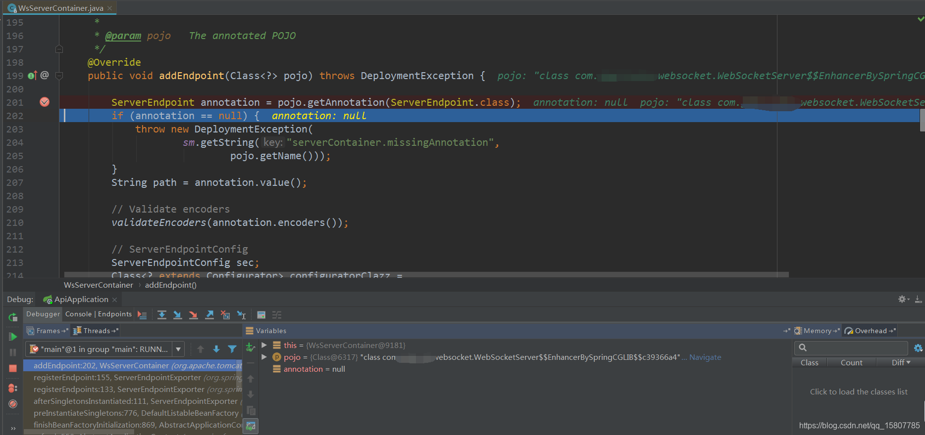 Springboot 集成 Websocket 遇到的问题spring Boot Start Websocket 没有javax Websocket Csdn博客