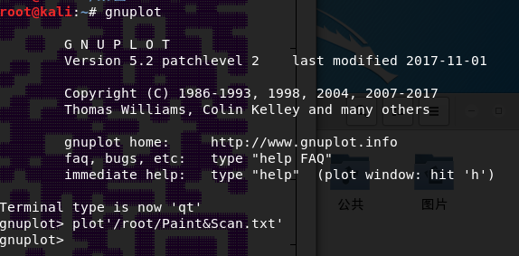 kali下的gnuplot使用_在kali里面用坐标值画图-CSDN博客