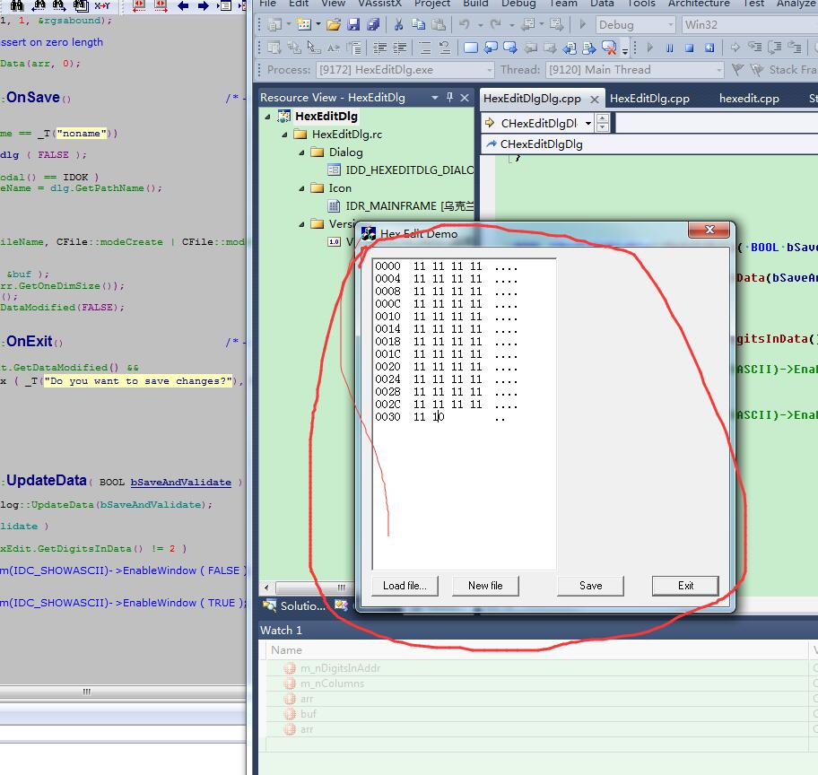 VS2010 hexEdit自定义控件的使用_vs hex编辑控件-CSDN博客