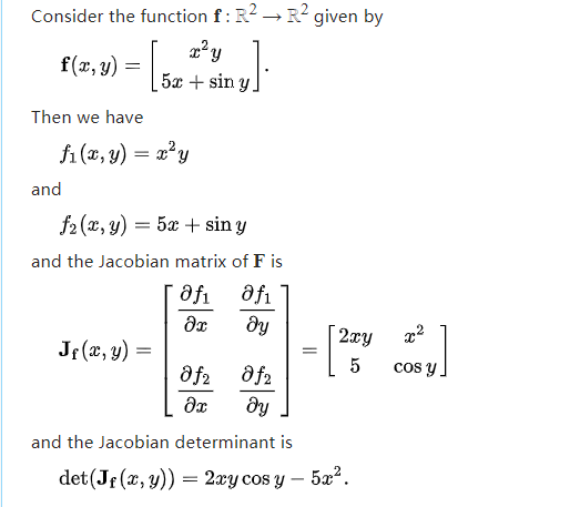 Jacobian矩阵的理解_jac是什么意思 数学-CSDN博客