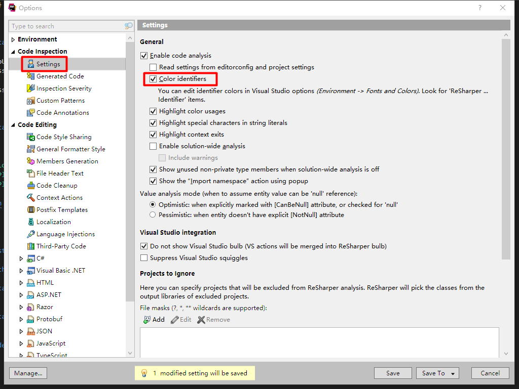 Resharper设置语法高亮_resharper todo不高亮-CSDN博客