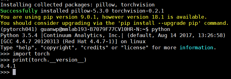 conda安装多个pytorch_装来多个torch-CSDN博客