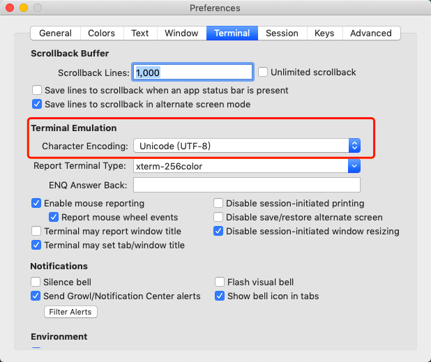 Mac iterm2 中文乱码_iterm2 中文字符-CSDN博客