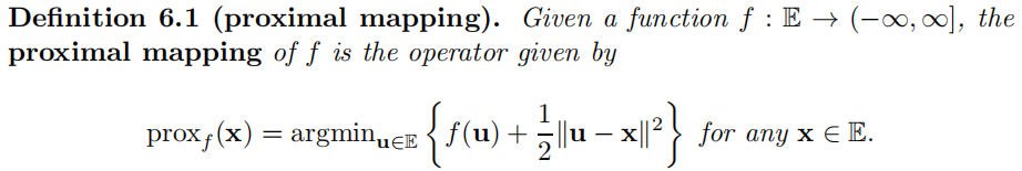 【First-order Methods】 6 The Proximal Operator-CSDN博客
