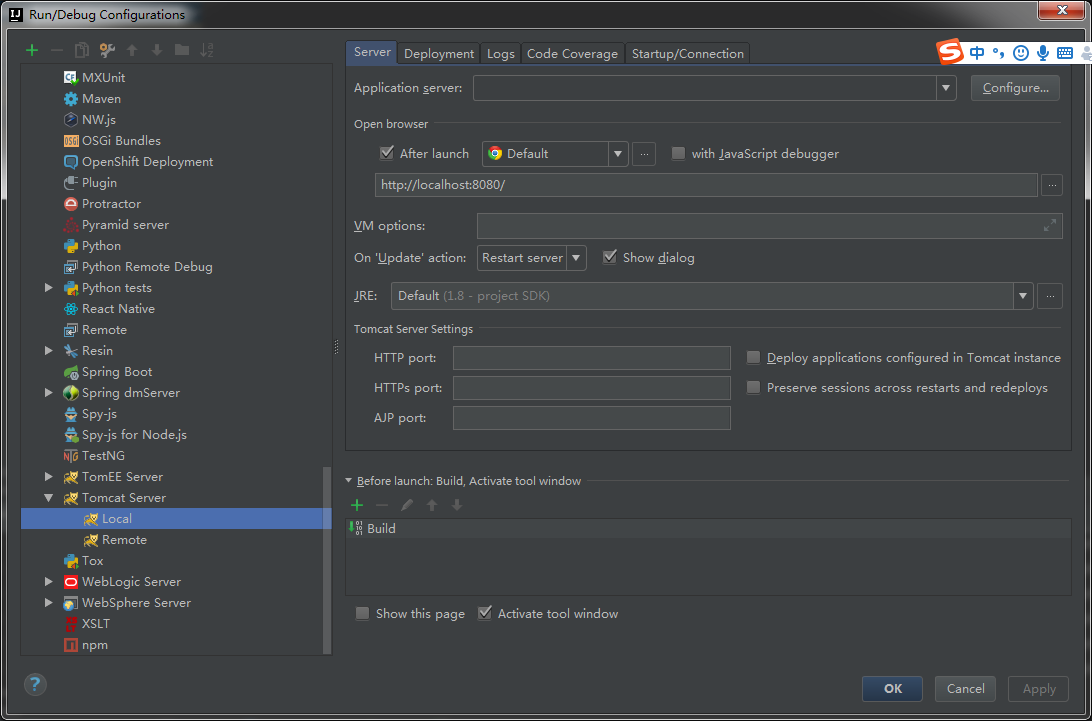 Idea开发工具使用-使用tomcat启动java项目_ieda里面运行不起tomcat说java-CSDN博客