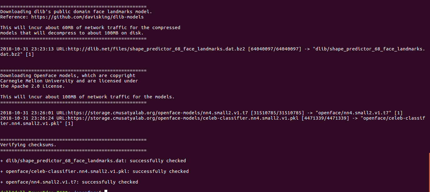 openface安装(ubuntu 16.04)_openface nn4.small2.v1.t7 下载-CSDN博客