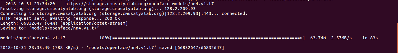 openface安装(ubuntu 16.04)_openface nn4.small2.v1.t7 下载-CSDN博客