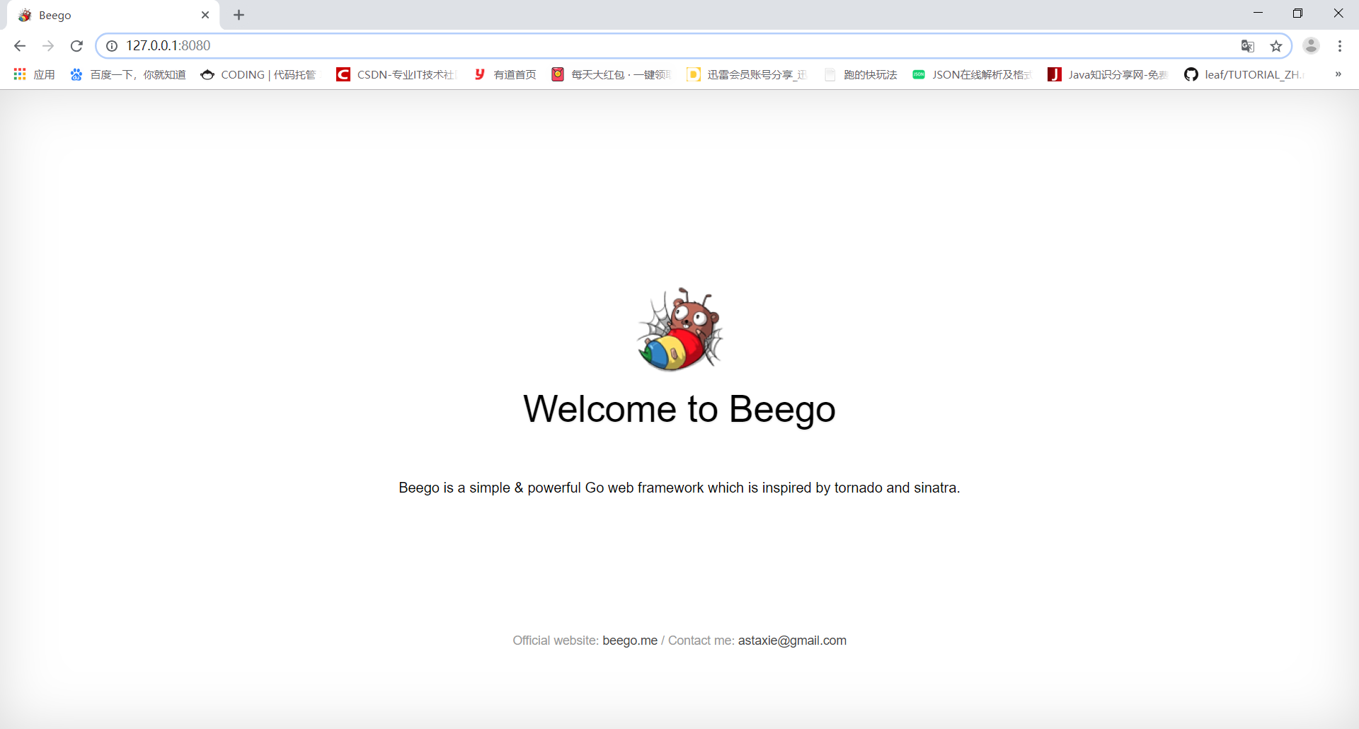Beego下载和安装-CSDN博客