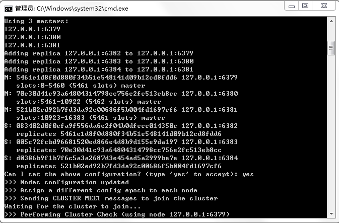 在windows上搭建redis集群（Redis-Cluster）_redis --cluster create win-CSDN博客