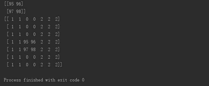 python 矩阵以及 numpy.pad - 程序员大本营