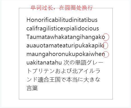 css之word-break及word-wrap(overflow-wrap)_wrap换行的意思的由来-CSDN博客