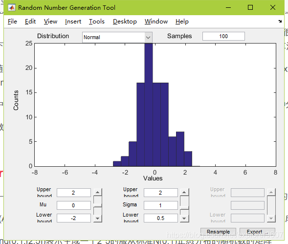Matlab 生成服从各种分布的随机数函数matlab Random Number Generation Tool Csdn博客