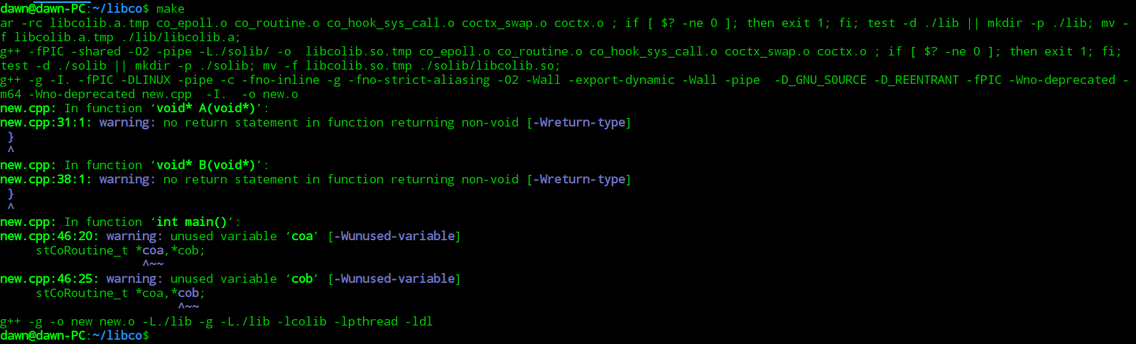 libco配置、编译 初体验 - 腾讯协程开源库_腾讯 libco 编译-CSDN博客