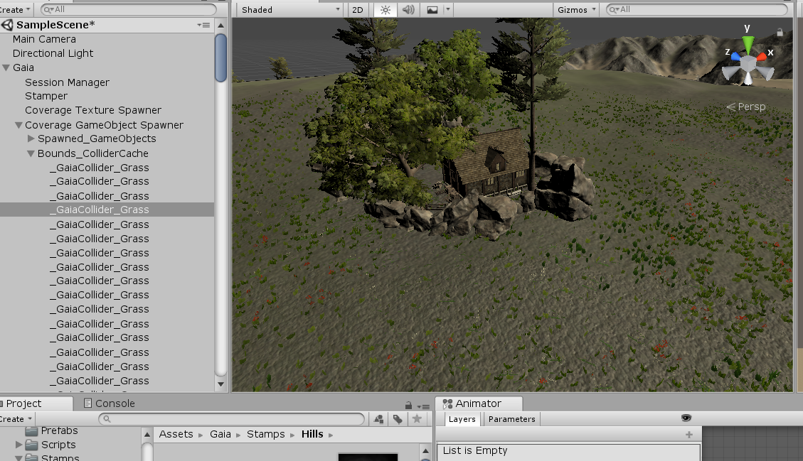 Unity3D插件Gaia的基本使用方法_unity2018怎么导入盖亚-CSDN博客