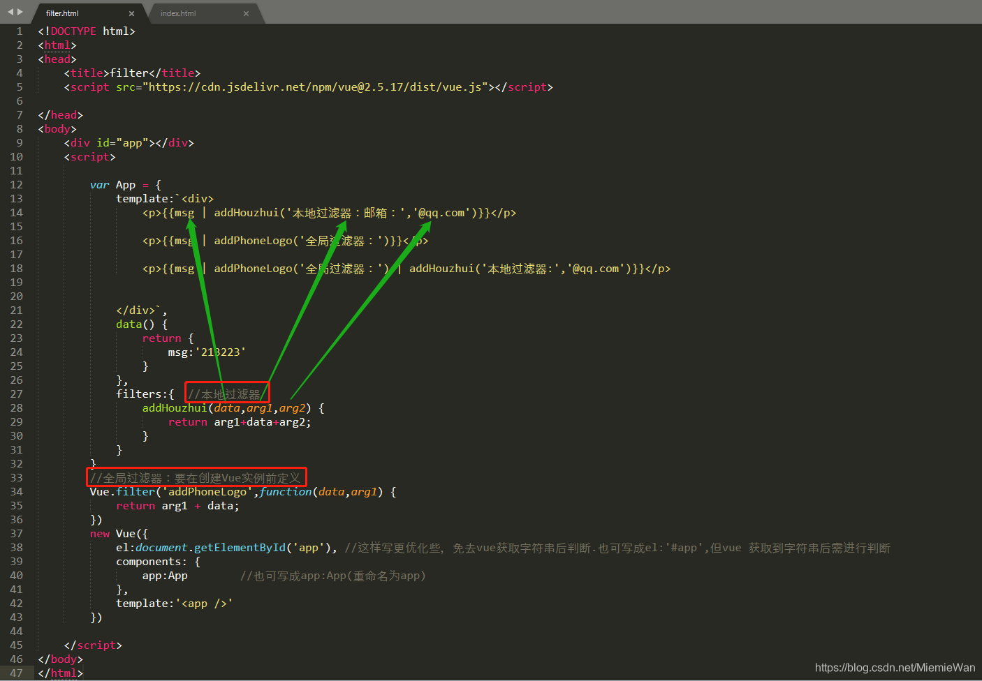 Vue 详解filtervue的filter的理解 Csdn博客