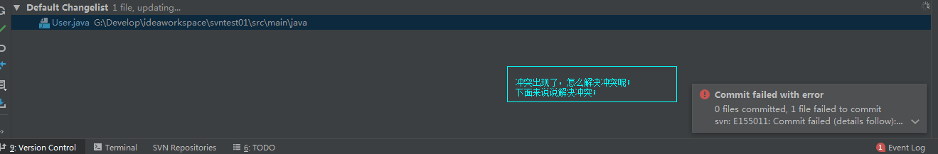 idea2018.2中使用svn上传，检出，以及冲突解决；_打豆豆。的博客-CSDN博客
