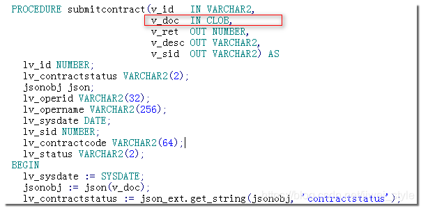 Plsql测试存在clob类型入参的存储过程时入参为nulloracle Clob入参 获取不到值 Csdn博客