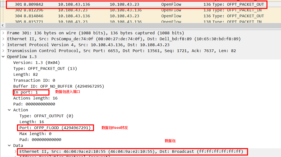 OpenFlow——抓包packet_in和packet_out消息_packet in_IceBear6的博客-CSDN博客