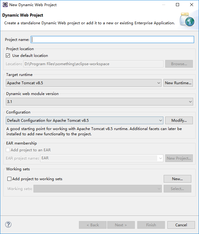 Eclipse新建web项目时遇到的问题_default output folder-CSDN博客