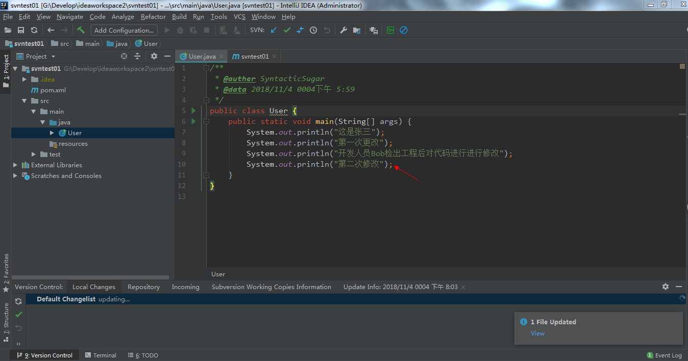 idea2018.2中使用svn上传，检出，以及冲突解决；_打豆豆。的博客-CSDN博客_idea提交svn冲突