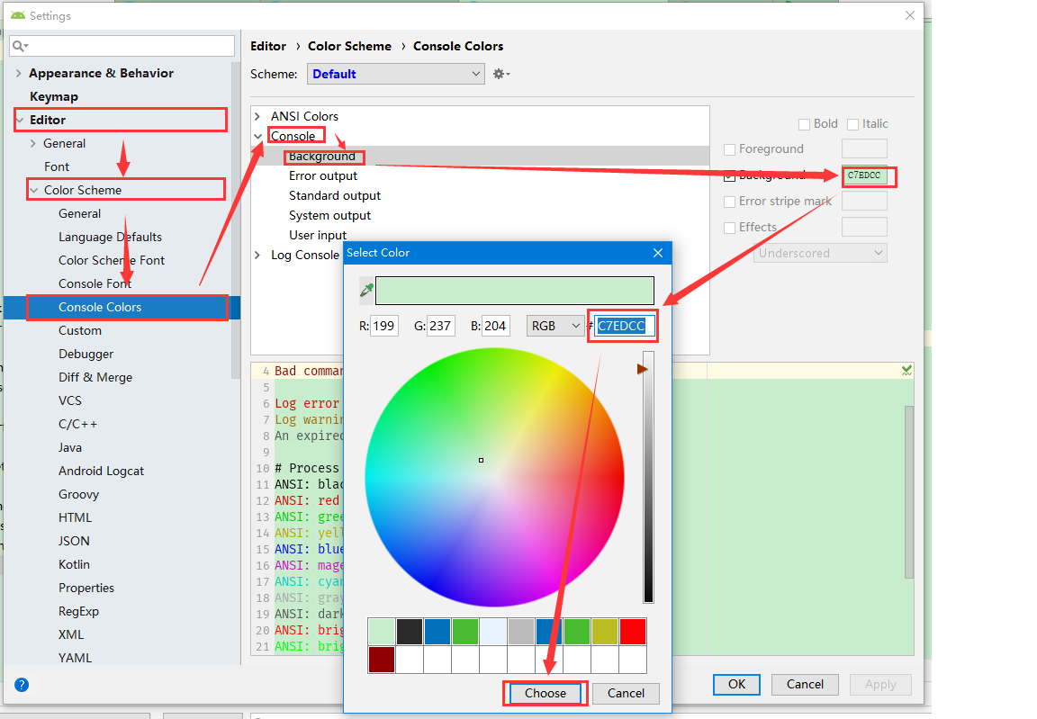 Android Studio背景色设置_安卓开发设置背景色为绿色-CSDN博客
