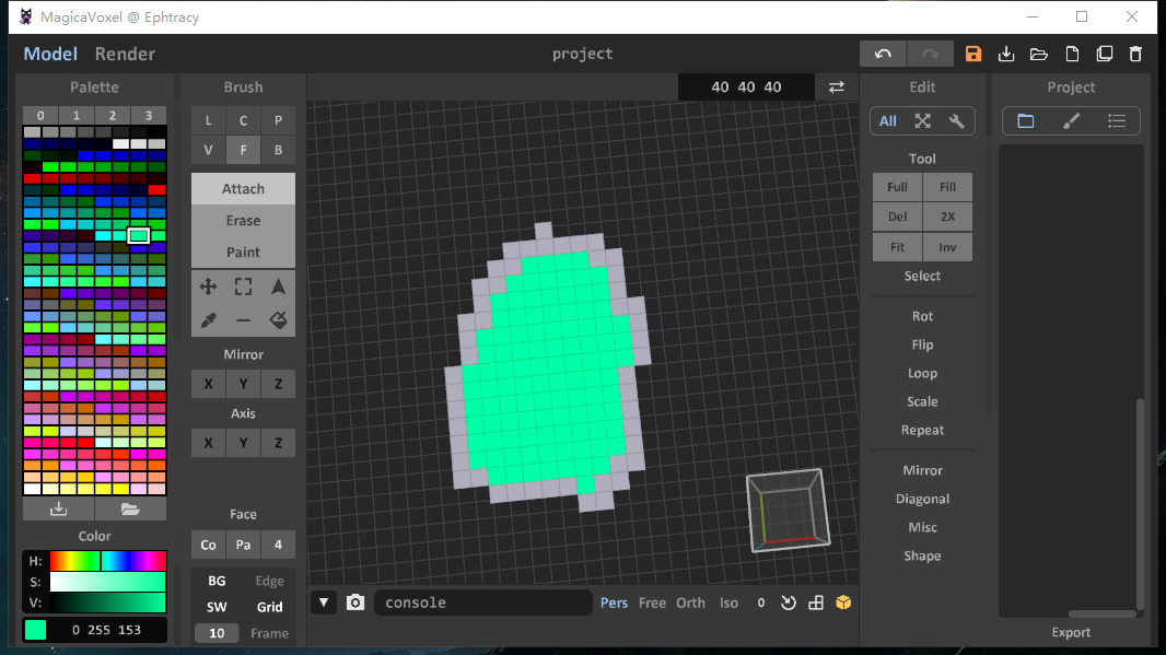 【Magicavoxel简易入门教程】(一) 第一章 · Magicavoxel介绍&界面操作_magicvoxel教程-CSDN博客