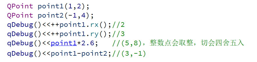 Qt：72---几何类（QSize、QSizeF、QPoint、QPointF、QRect、QRectF）_qpoint qline ...