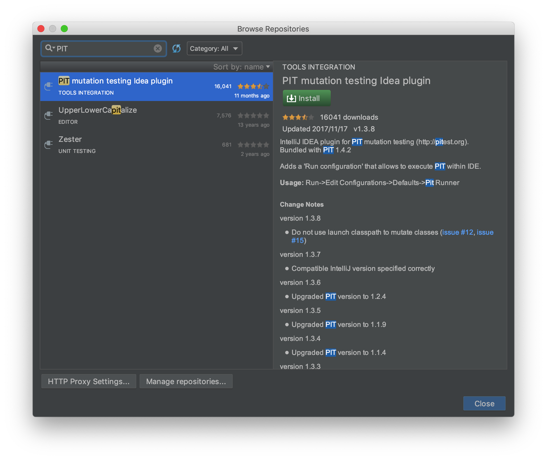 IntelliJ IDEA上安装和使用PIT Mutation Testing插件-CSDN博客
