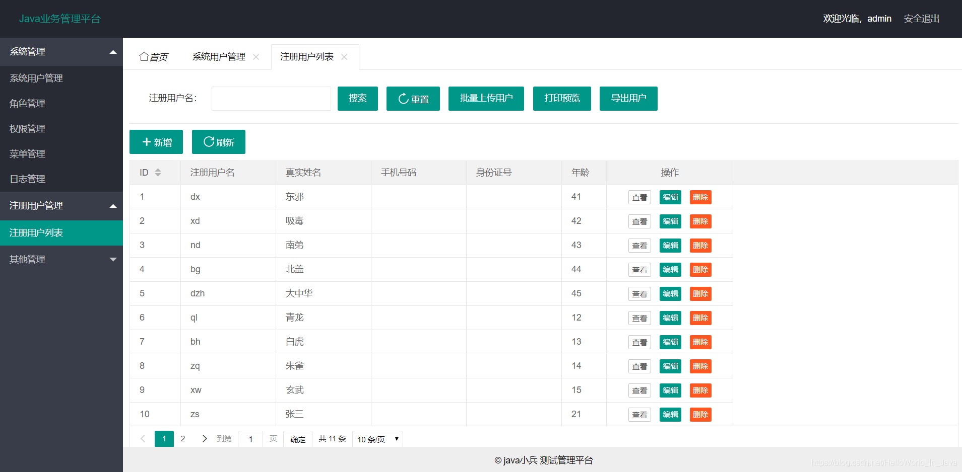 一个简易美观的java后台管理项目java后台管理在表单上如何添加 Csdn博客