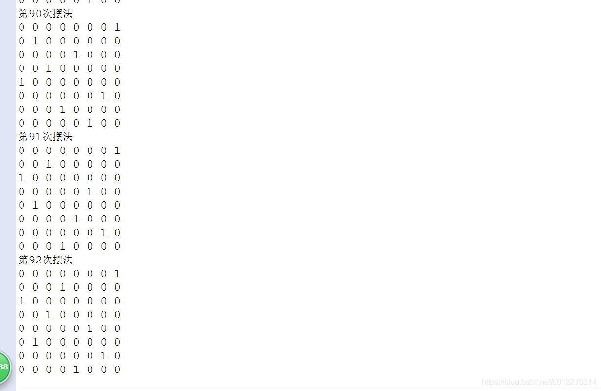 Java 八皇后问题八皇后问题java Csdn博客