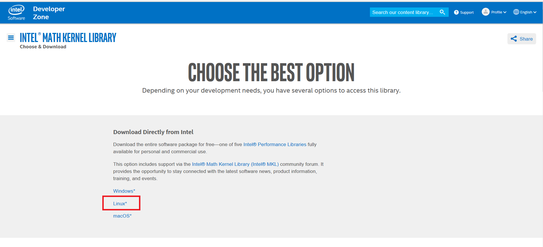 linux虚拟机安装MKL库_mkl安装包官网-CSDN博客
