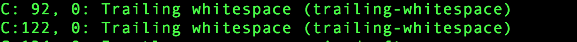 pylint中的Trailing whitespace (trailing-whitespace)如何解决？_trailing ...