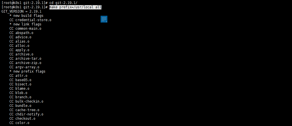 Linux安装Git服务器时使用make prefix=/usr/local all遇到make: *** 没有规则可以创建目标“all”。 停止。_make: *** 没有规则可制作目标 ...