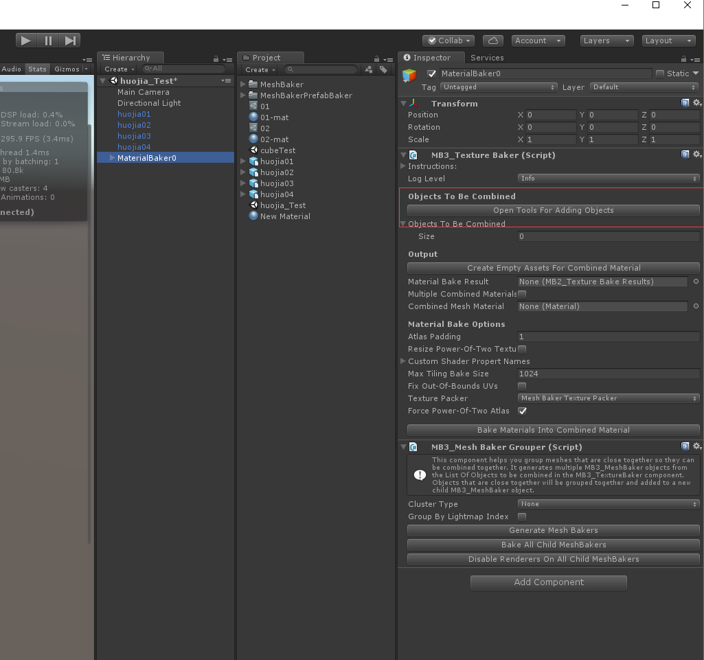 Unity网格合并插件MeshBaker的简单使用_meshbaker uv2物体-CSDN博客