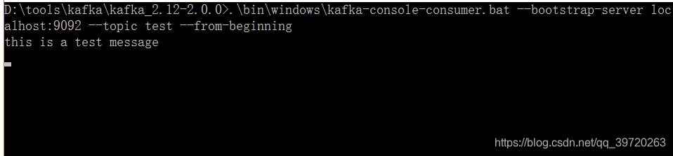 使用windows命令行简单的演示kafka的消息创建与发送 Kafka Window Cmd 发送消息 Csdn博客