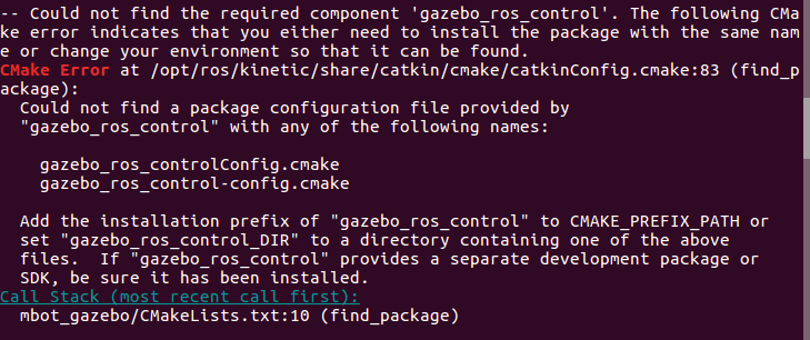 ubuntu16.04运行ros的时候编译工作空间catkin_make出现的一个问题Could_not_find_a_package_configuration_file_provided ...