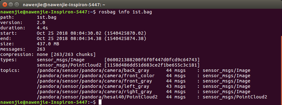 解析rosbag中的.bag文件，得到.jpg图片数据和.pcd点云数据-CSDN博客