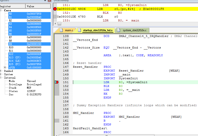 关于keil卡在systeminit中，然后出现void HardFault_Handler(void)的几个问题详解_h750 keil卡在systemclock-CSDN博客