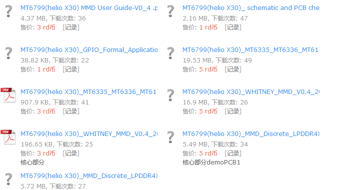MT6799(helio X30)硬件设计资料汇总(原理图,PCB,MMD,GPIO)_mtk6799平板固件包-CSDN博客