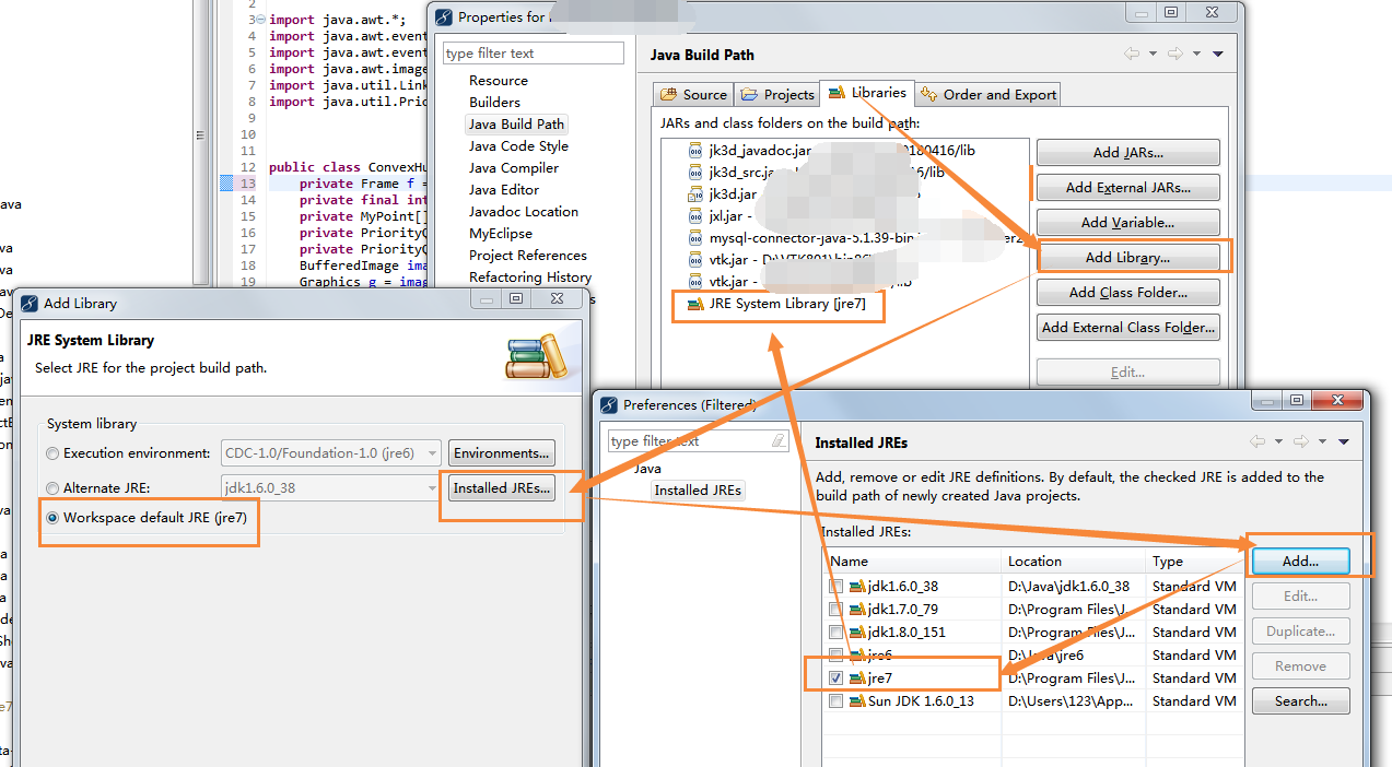 java 错误：The type java.util.Comparator cannot be resolved. It is indirectly referenced from ...
