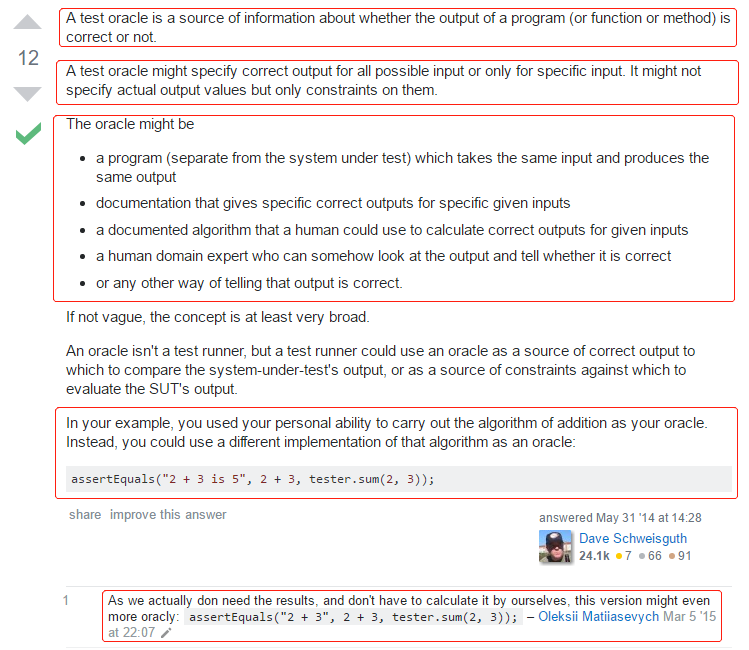 探究：软件工程中的test oracle到底是什么意思？-CSDN博客