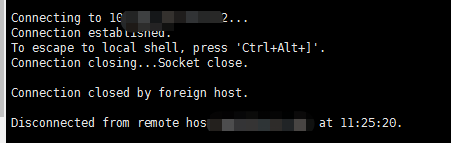 Connection closed by foreign host_connection closing...socket close. connection clos-CSDN博客